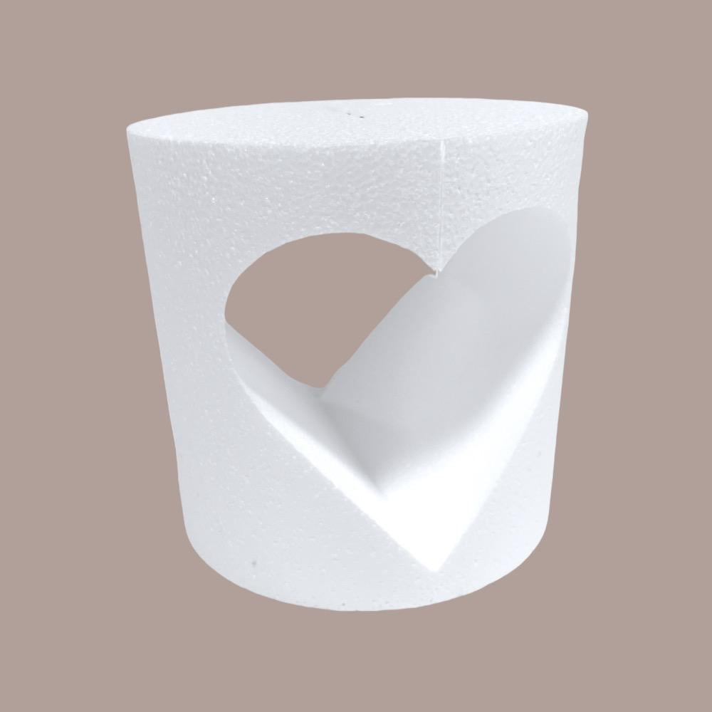 8" x 8" Round with Heart cutout – Shape Innovation